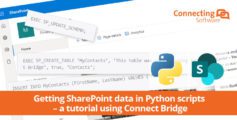 Obtención de datos SharePoint en scripts de Python - un tutorial usando Connect Bridge ...