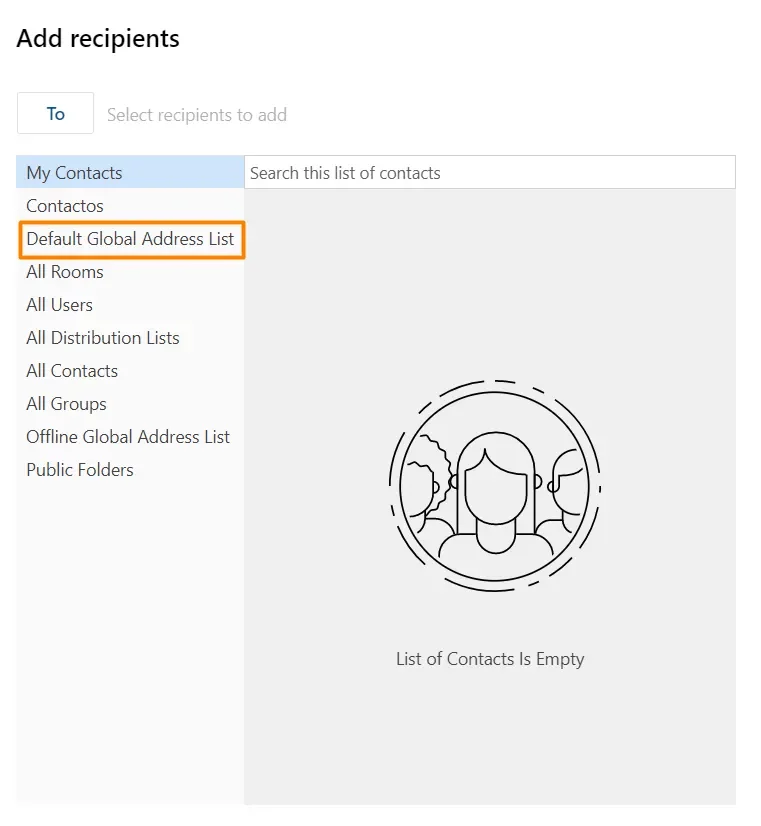 How To Synchronize The Global Address List And Use It In Outlook