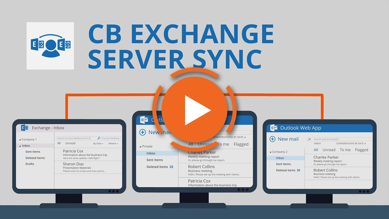 CB Exchange Server Sync - Connecting Software