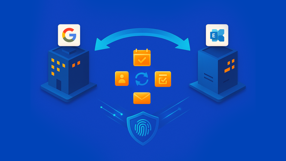 CB Exchange Server Sync for Gmail and Google Workspace - Connecting Software